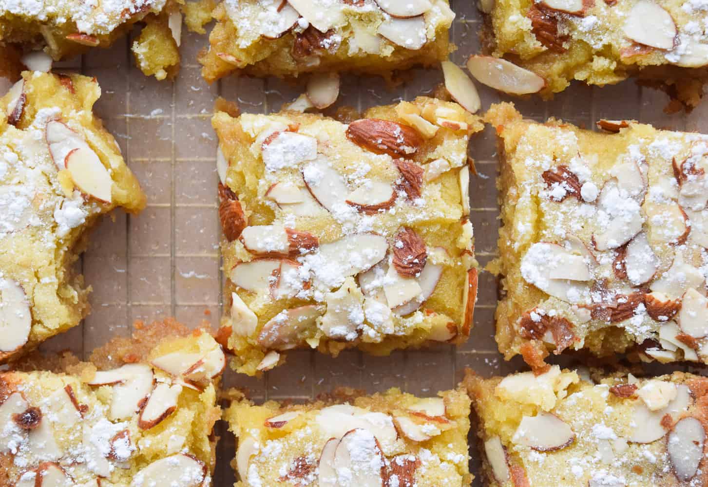 Frangipane Blondies - loaves & such